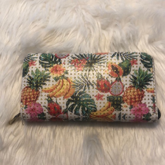 Bags | Tropical Fruit Island Wallet | Poshmark